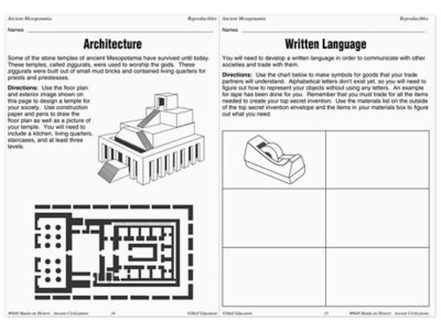 Ancient Civilizations Activities Workbook at Lakeshore Learning