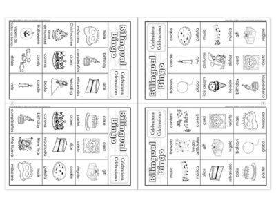 Bilingual Bingo Workbook at Lakeshore Learning