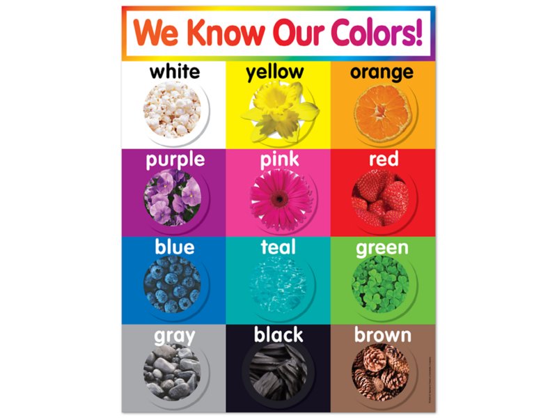 We Know Our Colors! Poster at Lakeshore Learning