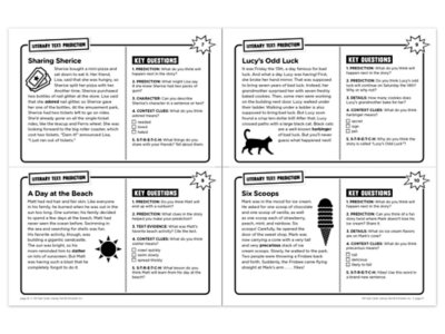 Literary Text 100 Task Cards Workbook at Lakeshore Learning