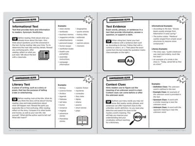 Text Evidence 100 Task Cards Workbook at Lakeshore Learning