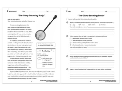 Text Marking & Close Reading Workbook - Gr. 5 at Lakeshore Learning