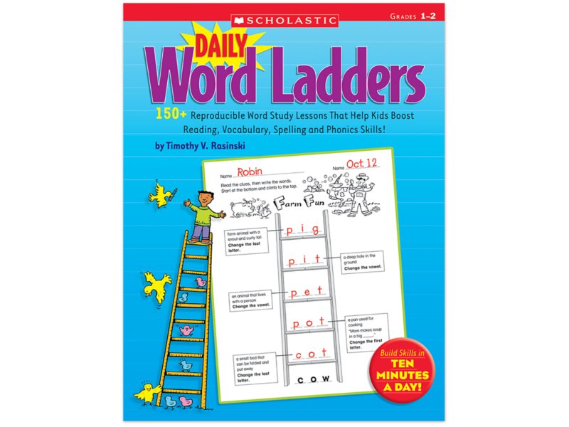Daily Word Ladders Workbook - Gr. 1-2 at Lakeshore Learning