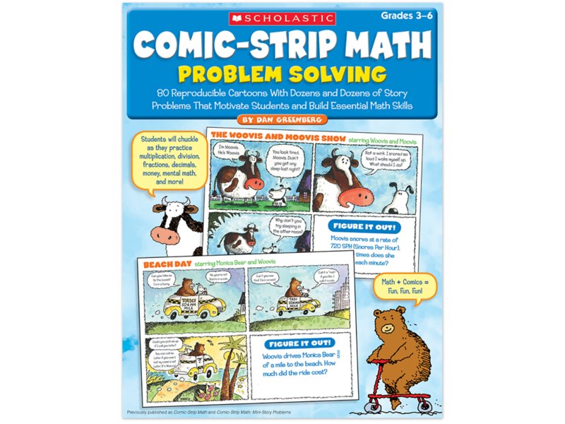 Comic-Strip Math Workbook at Lakeshore Learning