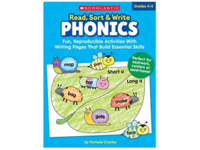 Read, Sort & Write Phonics Workbook - K-Gr. 2 at Lakeshore Learning
