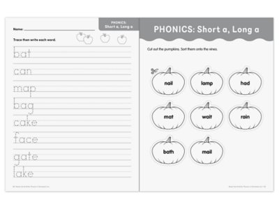 Read, Sort & Write Phonics Workbook - K-Gr. 2 at Lakeshore Learning