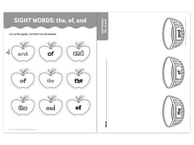 Read, Sort & Write Sight-Words Workbook at Lakeshore Learning