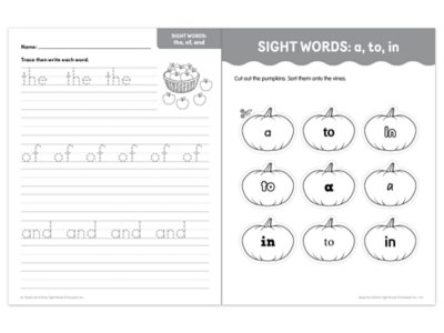 Read, Sort & Write Sight-Words Workbook at Lakeshore Learning