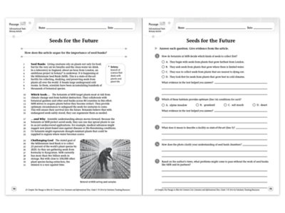 25 Complex Text Passages Workbook - Gr. 5 at Lakeshore Learning