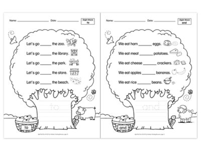 Sight-Word Trees Workbook at Lakeshore Learning