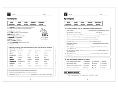 240 Words Kids Need to Know Workbook - Gr. 6 at Lakeshore Learning