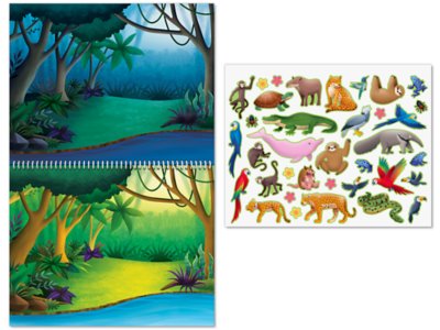 Animal Habitats Reusable Sticker Pad at Lakeshore Learning
