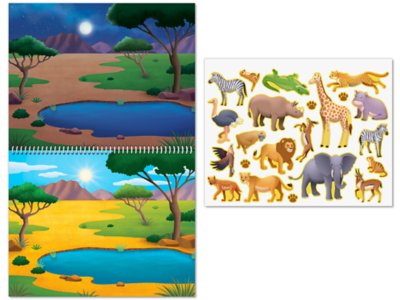 Animal Habitats Reusable Sticker Pad at Lakeshore Learning