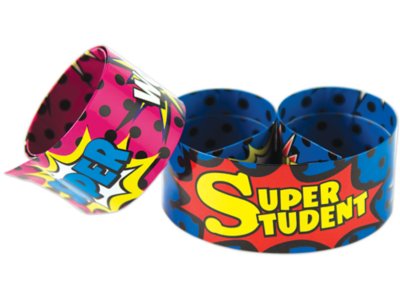 Superhero Slap Bracelets at Lakeshore Learning