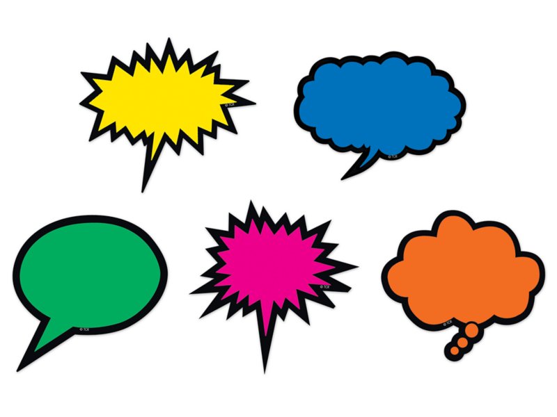 Comic Speech Bubble Clip Art