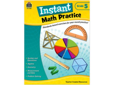 Instant Math Practice Workbook - Gr. 5 at Lakeshore Learning