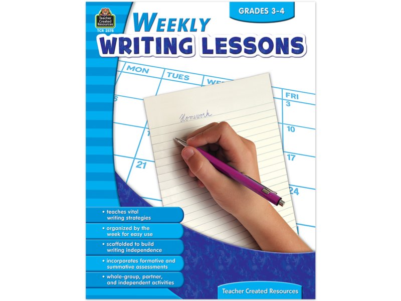 Weekly Writing Lessons Workbook - Gr. 3-4 at Lakeshore Learning