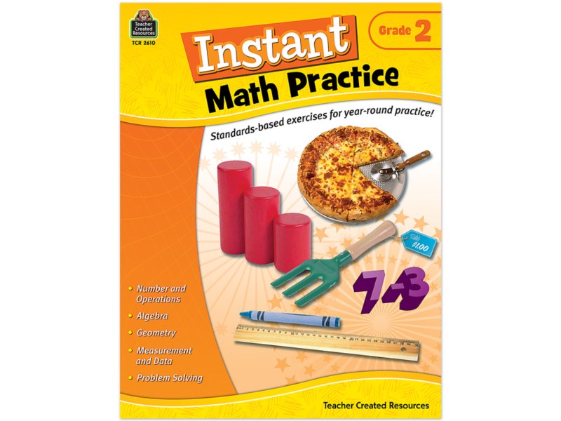 Instant Math Practice Workbook - Gr. 2 at Lakeshore Learning