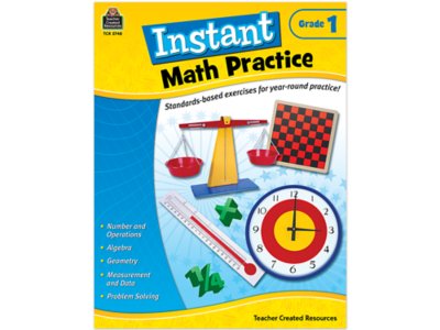 Instant Math Practice Workbook - Gr. 1 at Lakeshore Learning