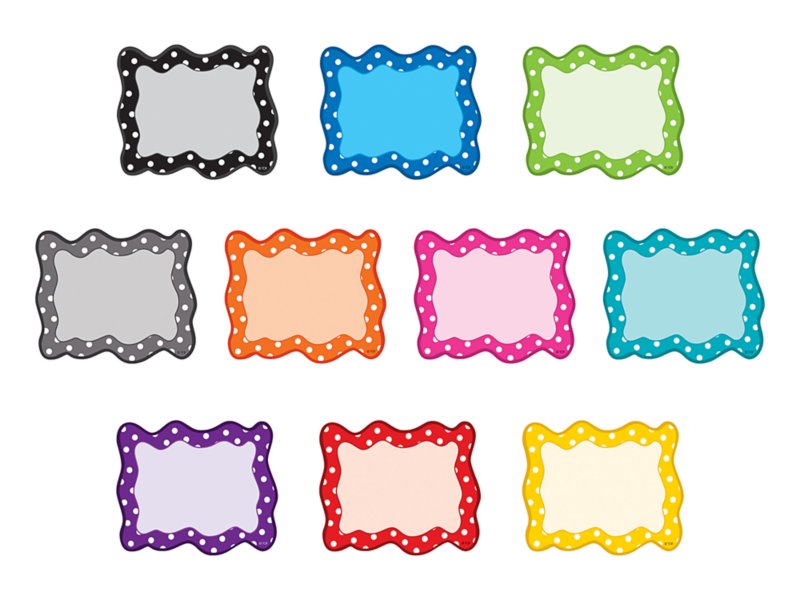 Polka Dot Card Mini Accents at Lakeshore Learning