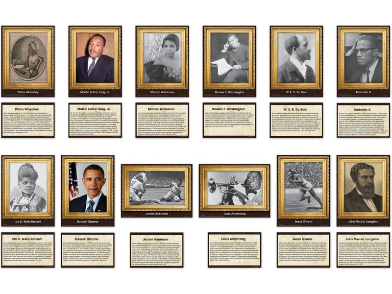 Influential African Americans Card Accents at Lakeshore Learning