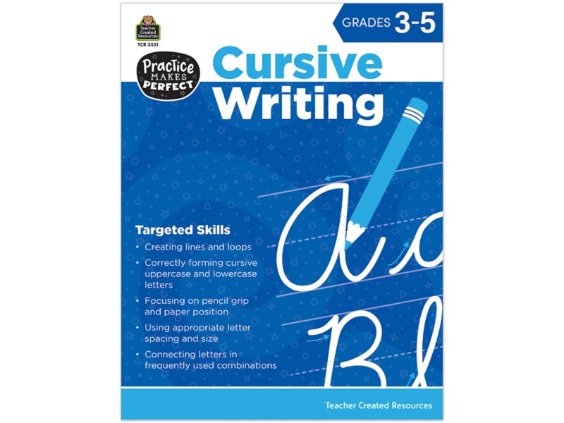 Cursive Writing Practice Workbook at Lakeshore Learning
