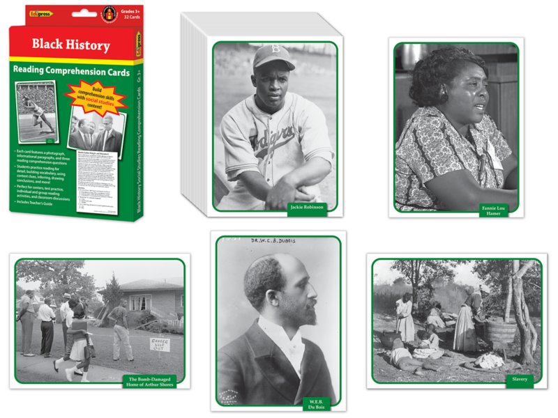 Black History Reading Comprehension Cards at Lakeshore Learning