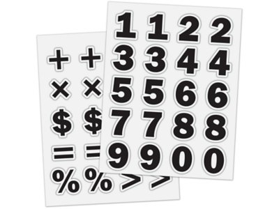 Black Number Stickers at Lakeshore Learning