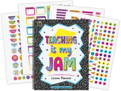 Brights 4Ever Teaching Is My Jam Lesson Plan Book at Lakeshore Learning