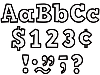Punch-Out Letters | Classroom Bulletin Board Decor | Lakeshore®