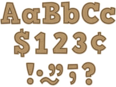 Punch-Out Letters | Classroom Bulletin Board Decor | Lakeshore®