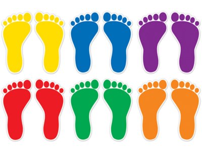 Footprint Mini Accents at Lakeshore Learning