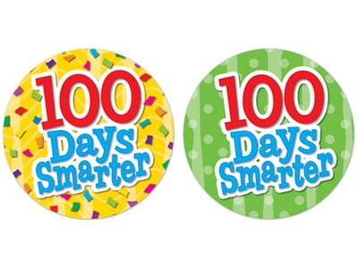 100 Days Smarter Badges at Lakeshore Learning