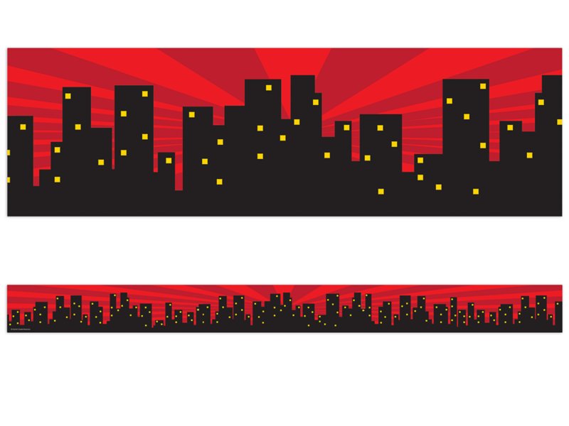 Superhero Border For Classrooms