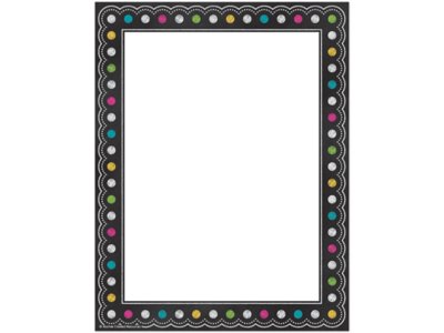 Decorative Border Computer Paper