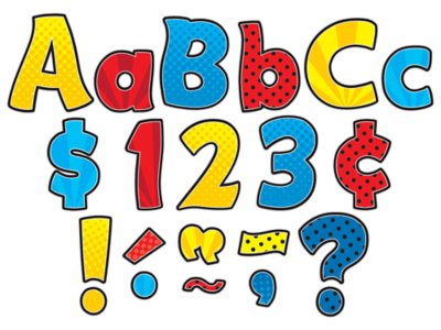 Punch-Out Letters | Classroom Bulletin Board Decor | Lakeshore®