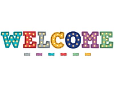 Marquee Welcome Bulletin Board Set at Lakeshore Learning