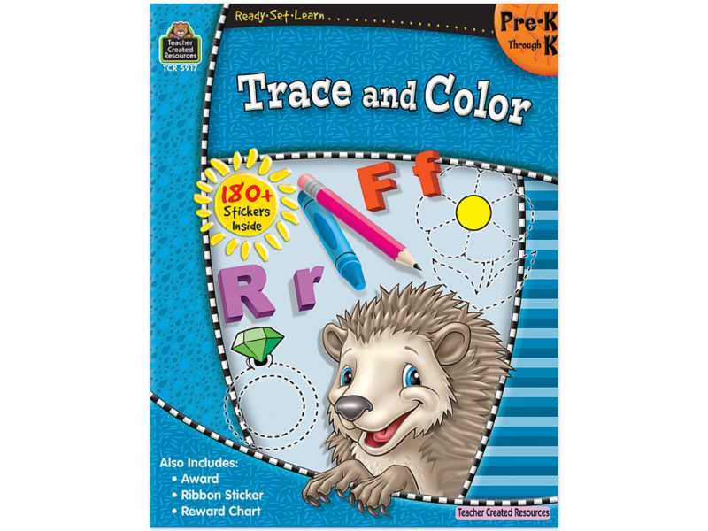 Trace & Color Activity Book at Lakeshore Learning