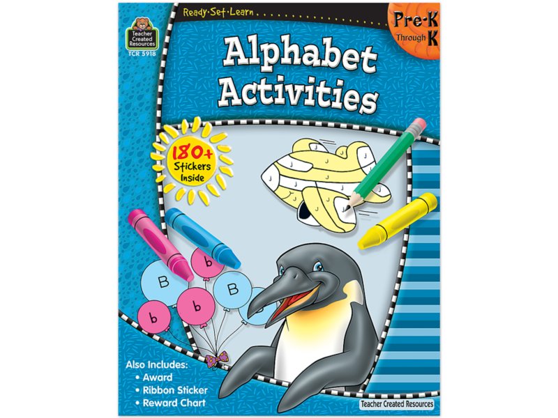 Alphabet Workbook at Lakeshore Learning