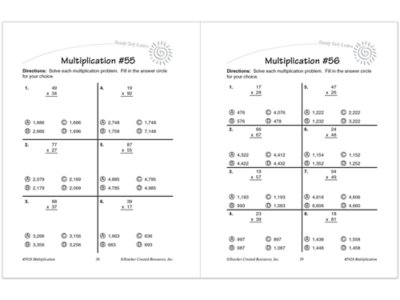 Master Multiplication Workbook at Lakeshore Learning