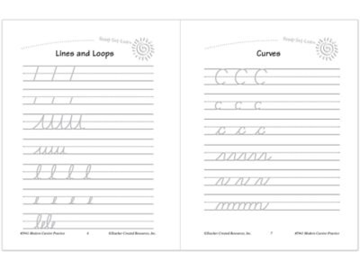 Modern Cursive Writing Practice Workbook at Lakeshore Learning