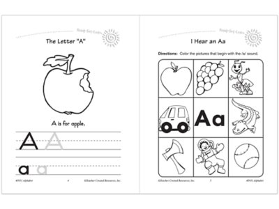 Alphabet Fun Workbook at Lakeshore Learning