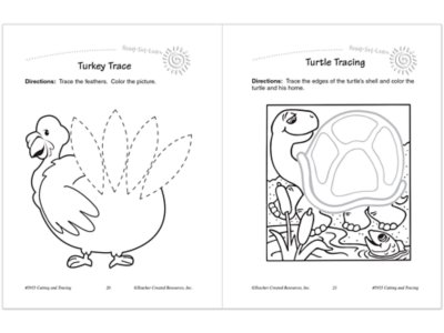 Cutting & Tracing Activity Book at Lakeshore Learning