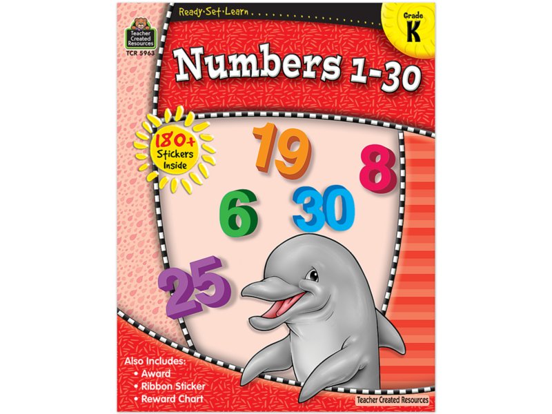 Numbers 1-30 Workbook at Lakeshore Learning