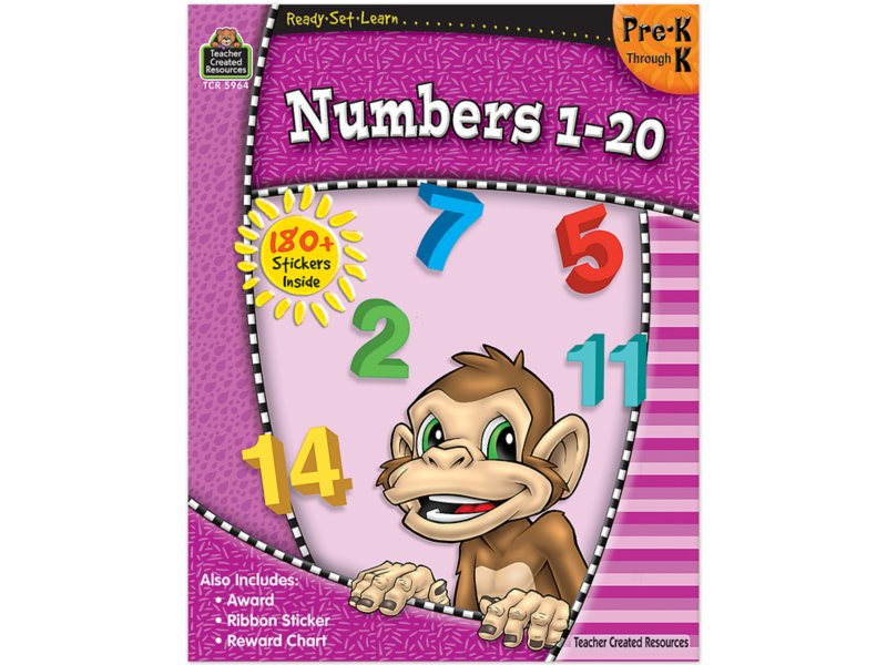 Numbers 1-20 Workbook at Lakeshore Learning
