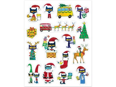 Pete the Cat® Christmas Stickers at Lakeshore Learning