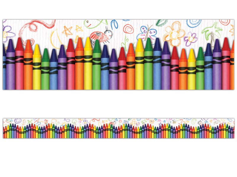 Crayon Border at Lakeshore Learning