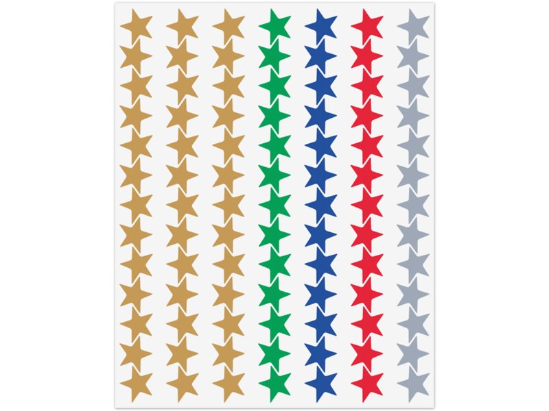 Foil Star Stickers