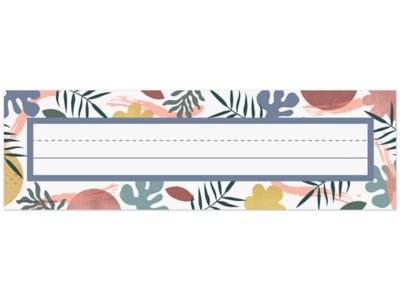 Wonderfully Wild Nameplates at Lakeshore Learning