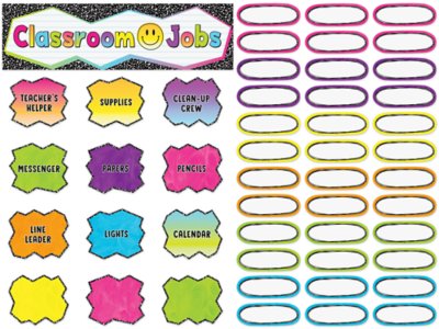 Brights 4Ever Classroom Jobs Bulletin Board Set at Lakeshore Learning